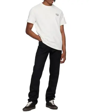 A.p.c. Logo Embroidered Crewneck T-shirt