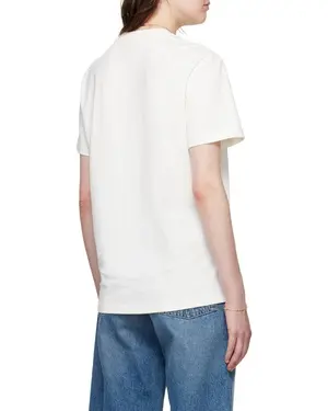 A.p.c. Logo Embroidered Crewneck T-shirt