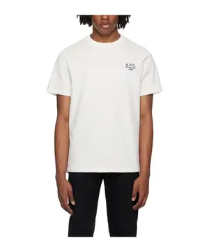 A.p.c. Logo Embroidered Crewneck T-shirt