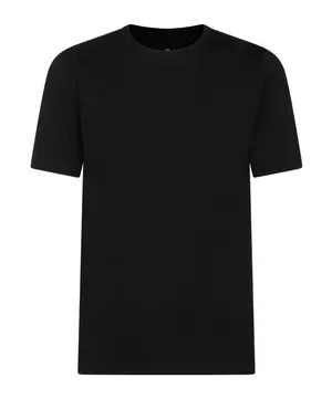 THOM KROM Contrast Stitch Crewneck T-shirt - Black