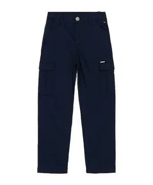 Tommy Hilfiger Woven Cargo Trousers - Navy Blue