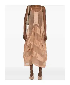 UMA WANG Sleeveless Semi-sheer Dress