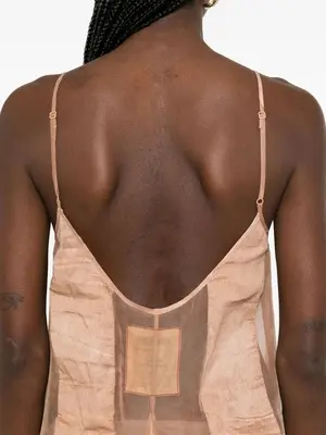 UMA WANG Sleeveless Semi-sheer Dress