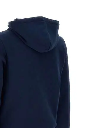 Lacoste Logo Patch Zip-up Drawstring Hoodie