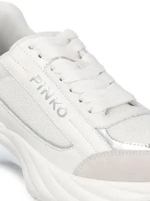 Pinko Ariel 07 Logo Lettering Lace-up Sneakers