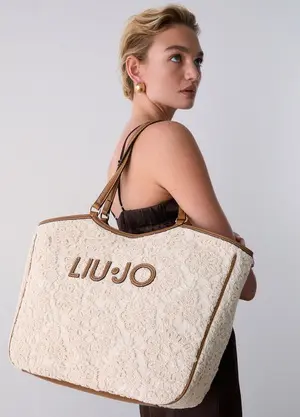 Liu Jo Logo Lace Tote Bag