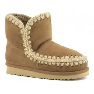 Mou Round Toe Logo Detail Boots