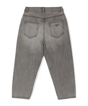 Emporio Armani Distressed Tapered Jeans