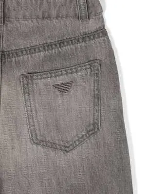 Emporio Armani Distressed Tapered Jeans