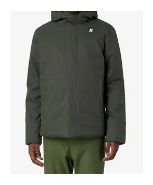 K-WAY Jacko" Hooded Twill Jacket - Green