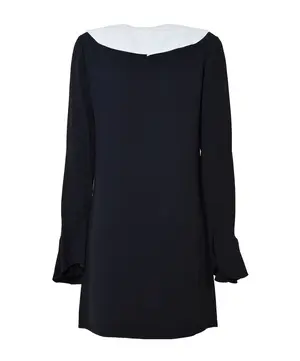 N.21 Long Sleeve Ruffled Dress
