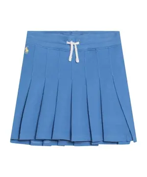 Polo Ralph Lauren Pleated Mini Skirt - Light Blue