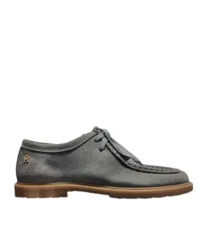Tommy Hilfiger Suede Lace-up Shoes - Gray