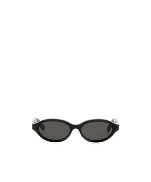 RETROSUPERFUTURE Parola Oval Frame Sunglasses - Black