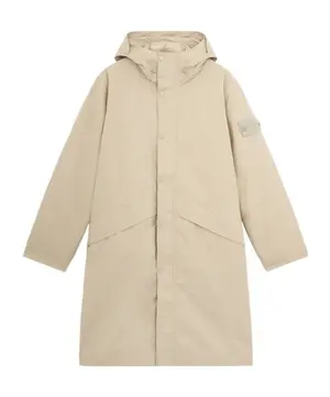 Stone Island Layered Coat - Light Brown