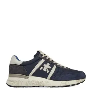 Premiata Round-toe Sneakers - Dark Blue