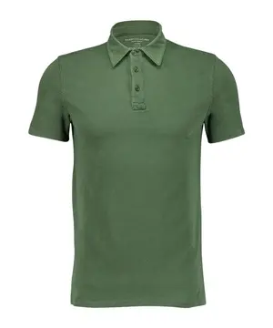 Majestic Filatures Organic Cotton-blend Polo Shirt - Green
