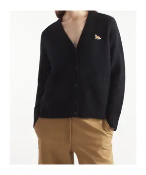 Maison Kitsuné Baby Fox Patch Knit Cardigan