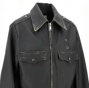 Coperni Long-sleeved One-piece Leather Jacket