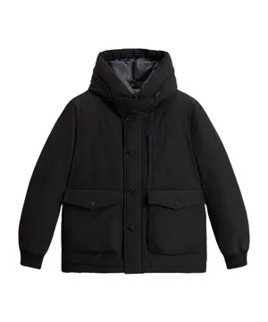 Woolrich Ramar Cloth Hooded Bomber Jacket