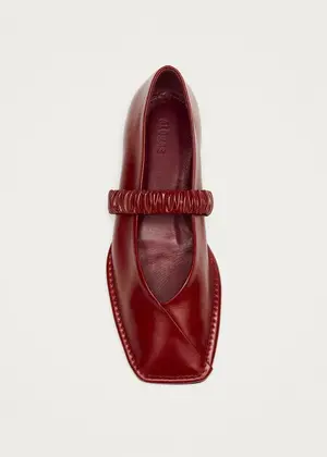 ALOHAS Square-toe Ballet Flats