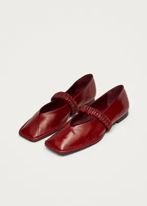 ALOHAS Square-toe Ballet Flats