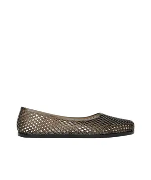 ANCIENT GREEK SANDALS Iro Mesh Ballet Flats - Black