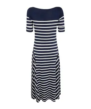 Ralph Lauren Munzie Striped Day Dress