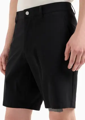 EA7 Logo-print Bermuda Shorts