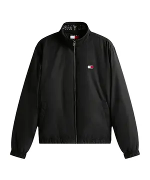 Tommy Hilfiger Logo-patch Zip-up Jacket - Black