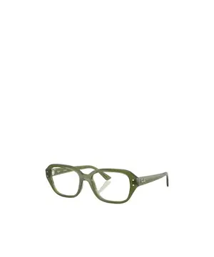 Ray-ban Geometric Frame Plain Mirror - Green