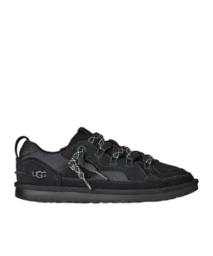 UGG Suede Lace-up Sneakers - Black