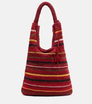 J.W.ANDERSON Jw Anderson Striped Knitted Hobo Bag