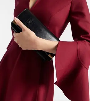 Oscar De La Renta Wool Midi Dress