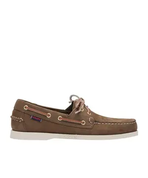 SEBAGO Sebago Docksides Portland Lace-Up Boat Shoes Brown