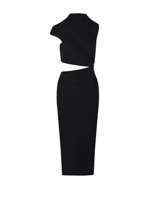 AMAZUIN Musia Midi Dress - Black