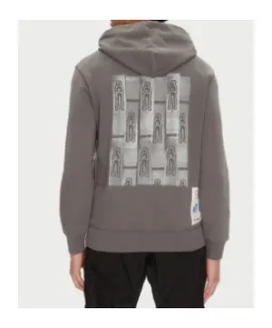 C.P. COMPANY Cotton Fleece Hoodie With Graphic Detail