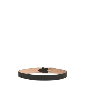 Paul Smith Logo Detailed Buckled Belt - Black