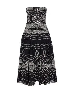Charo Ruiz Ibiza Strapless Midi Dress