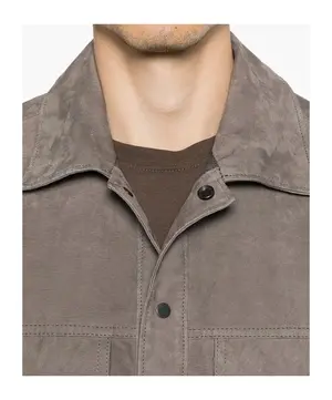 SALVATORE SANTORO Long Sleeve Casual Jacket