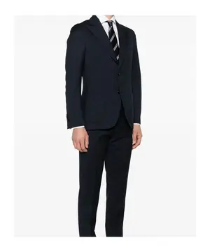 LARDINI Single-breasted Patch-pocket Blazer