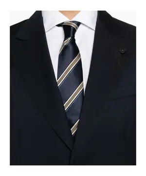 LARDINI Single-breasted Patch-pocket Blazer