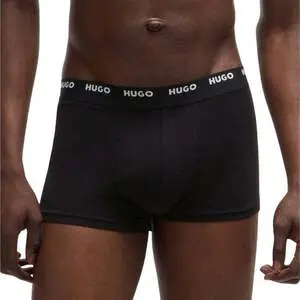 Hugo Boss Logo Waistbands Five-pack Of Trunks