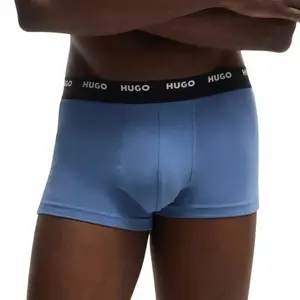 Hugo Boss Logo Waistbands Five-pack Of Trunks