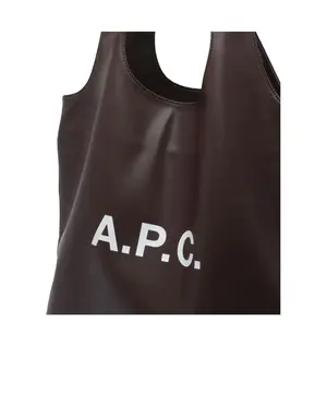 A.p.c. Large Ninon Logo-plaque Tote Bag
