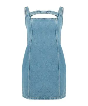 Nina Ricci Denim Mini Dress - Blue