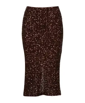 ANIYE BY Sequined Skirt - Brown