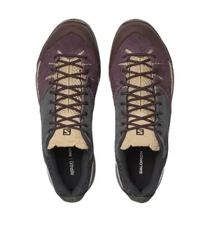 SALOMON X-alp Suede Lace-up Sneakers