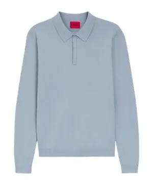 Hugo Boss Long-sleeve Polo Shirt - Gray