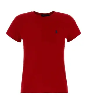 Polo Ralph Lauren Embroidered Crewneck T-shirt - Red